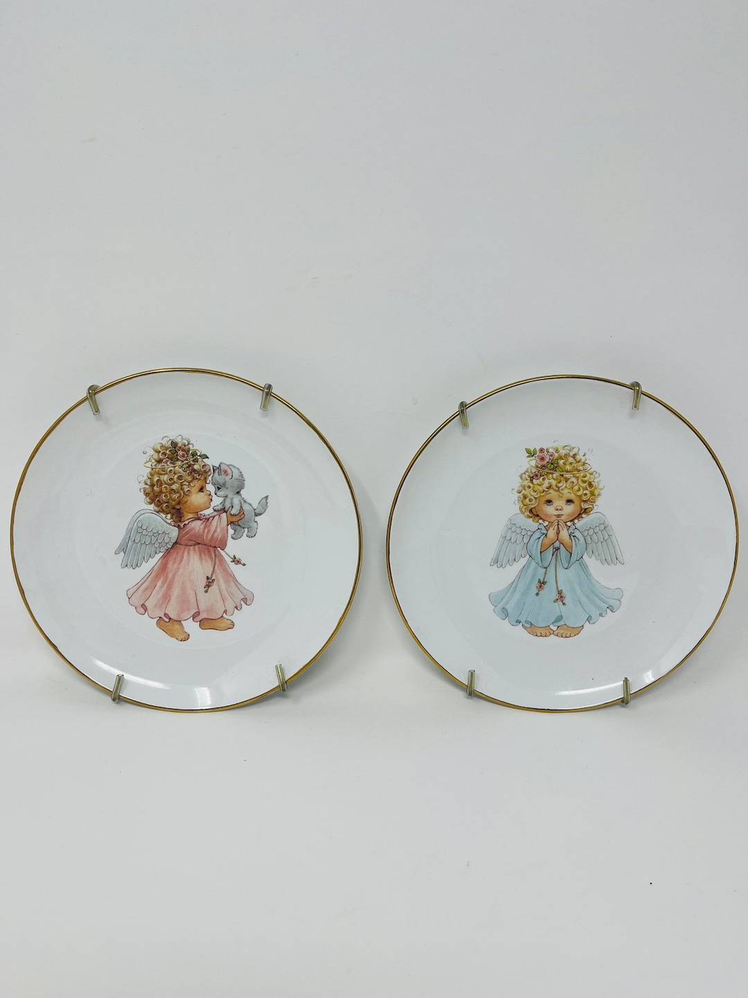 Decorative Angel Plate - Vintage Wall Plates - Hanging Plates - Centura ...