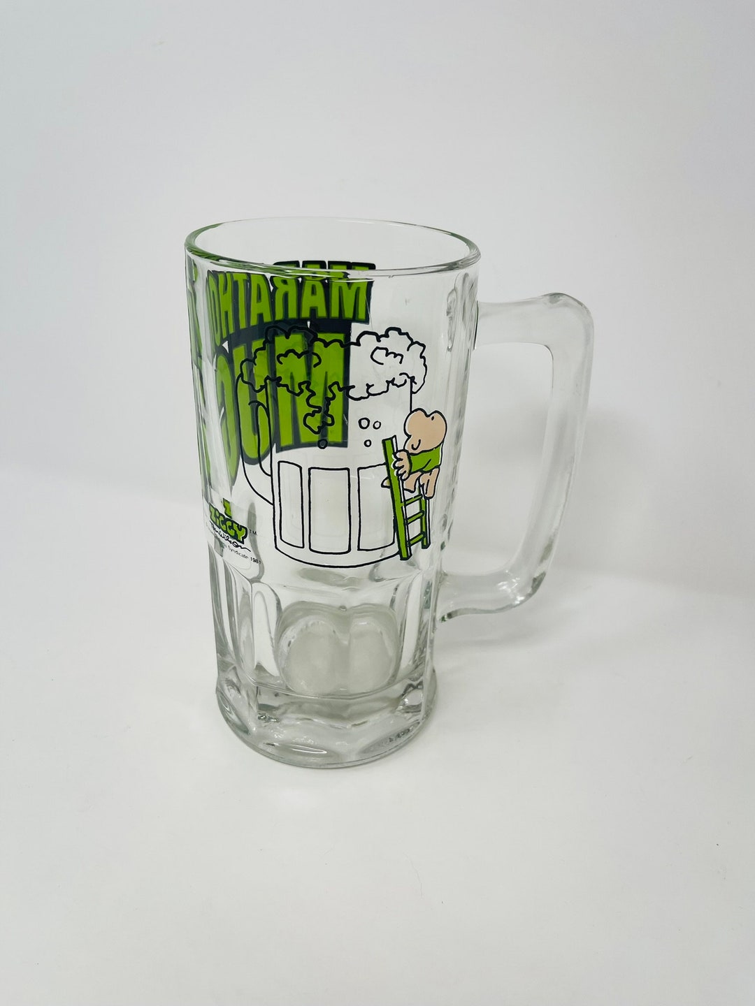 Vintage Ziggy Glass - Oversized Ziggy Glass - Ziggy Marathon Mug ...