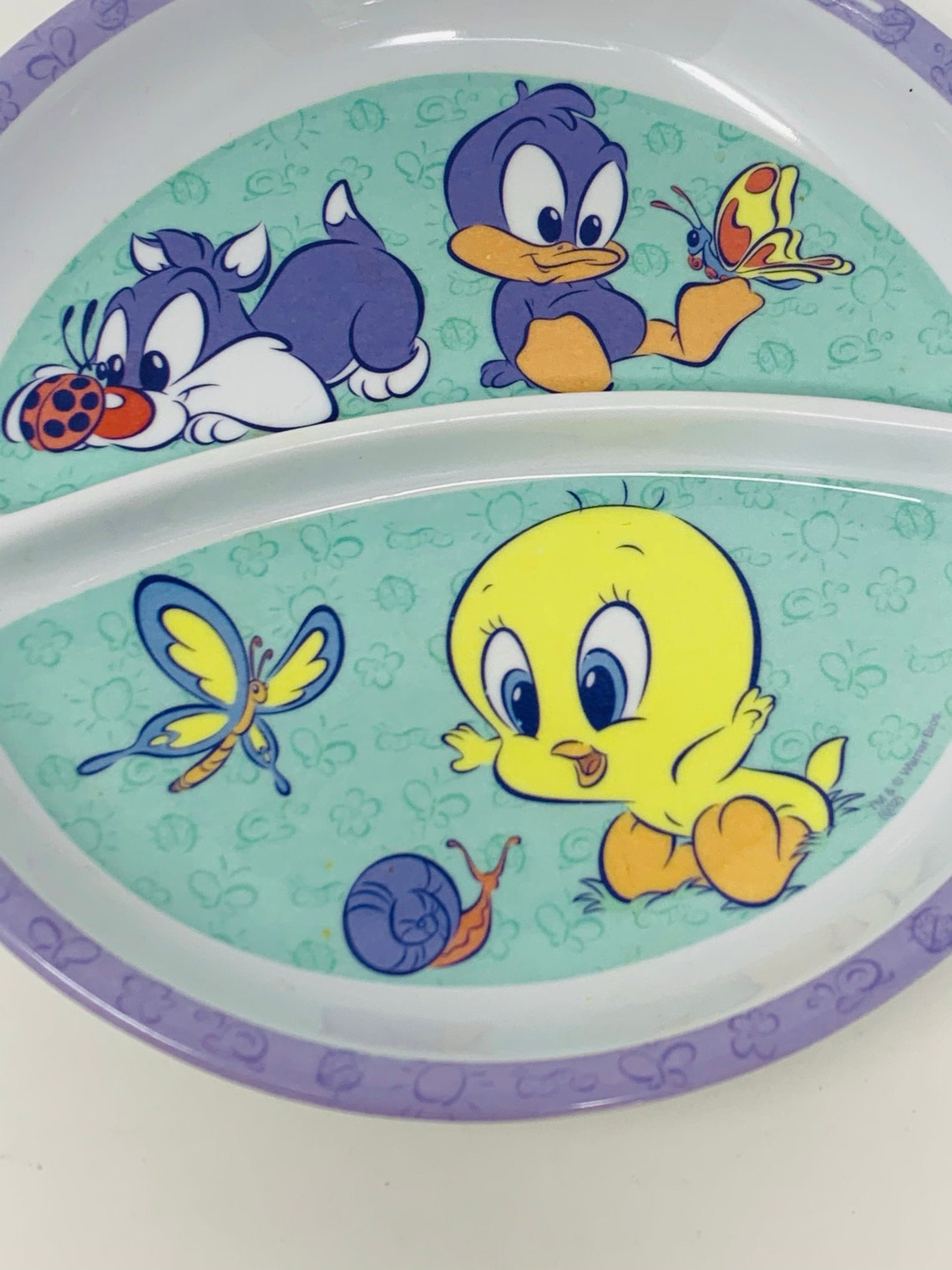 Looney Tunes Children's Plate Vintage Tweety Bird Plate | Etsy