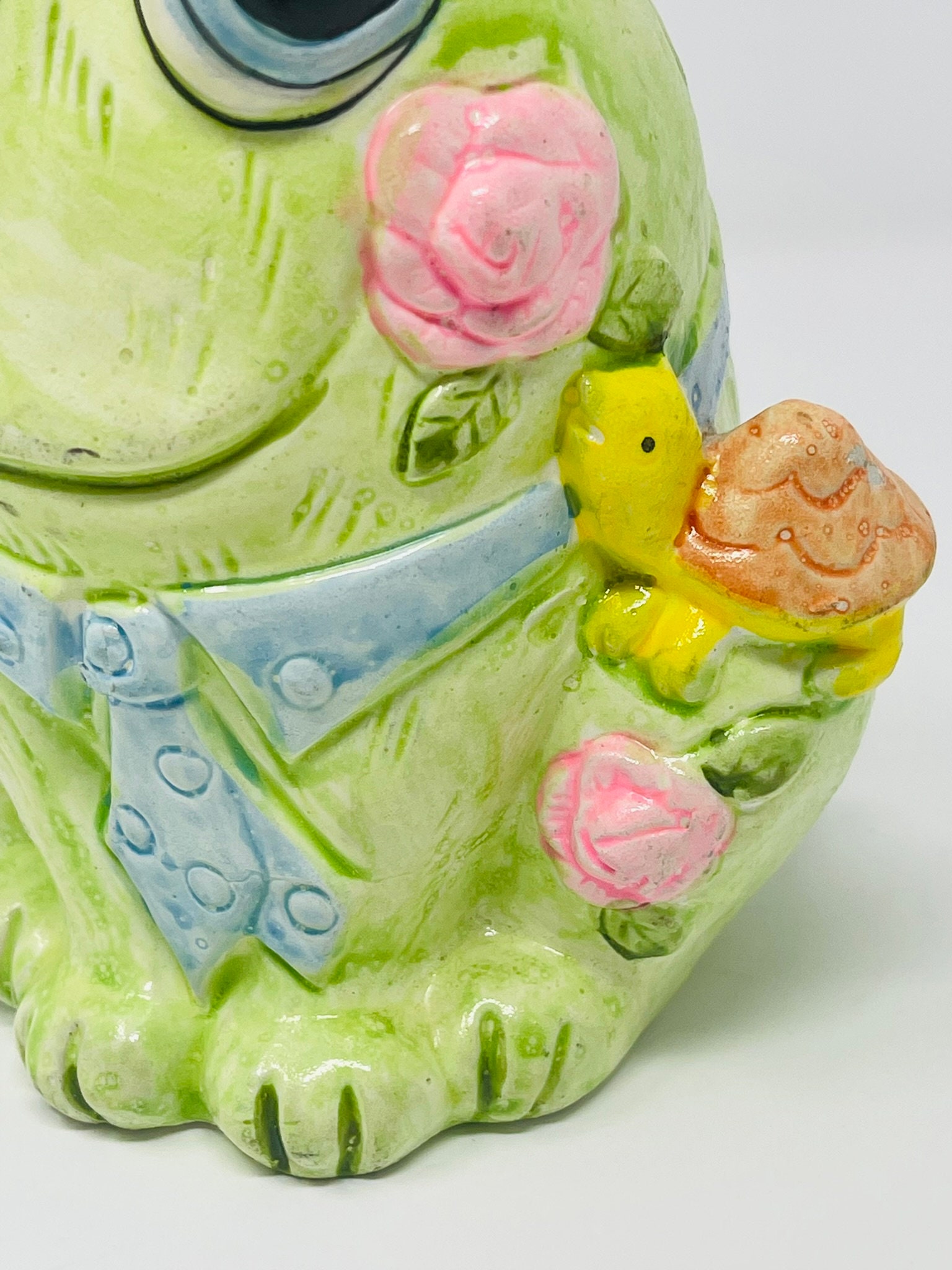 Vintage Frog Bank Holiday Faire Bank Collectible Toad - Etsy