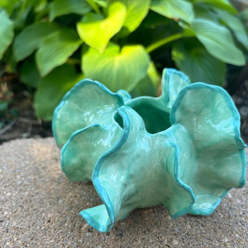 Pottery Shell Bowl - Etsy