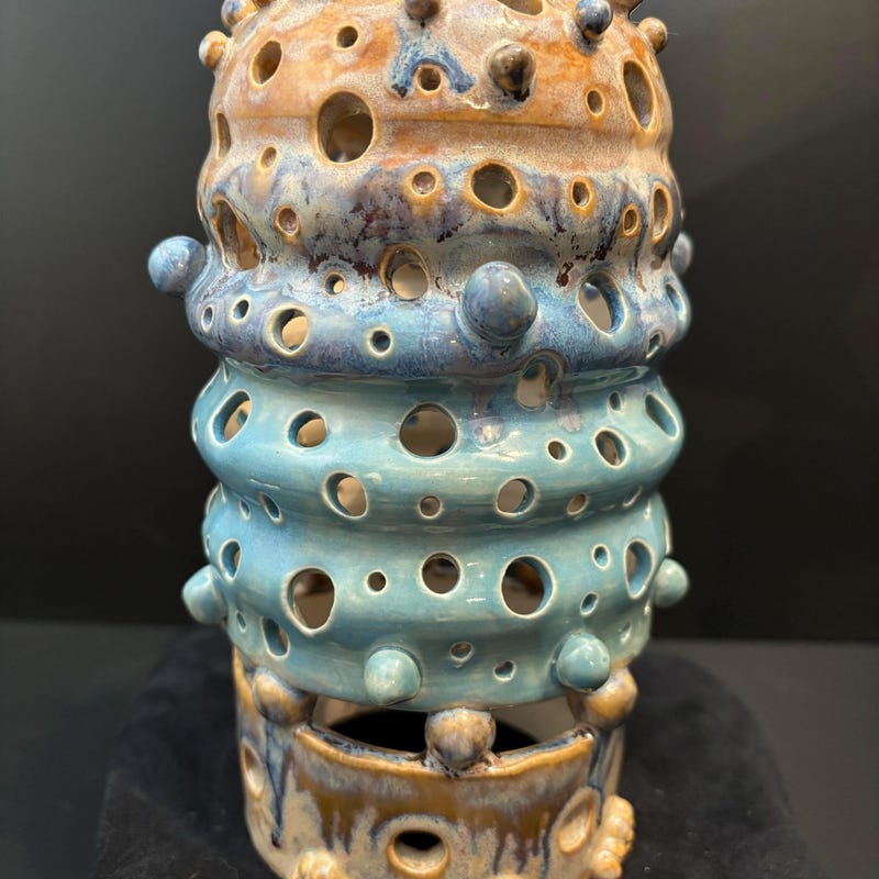 Ceramic Luminary - Etsy