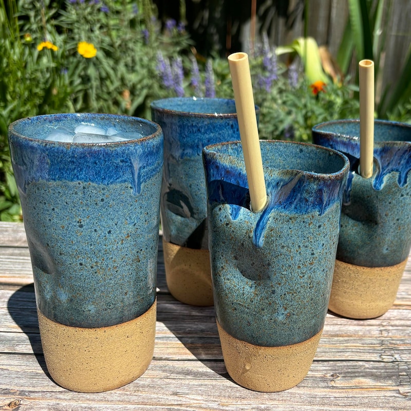 Ceramic Water Glass - Etsy