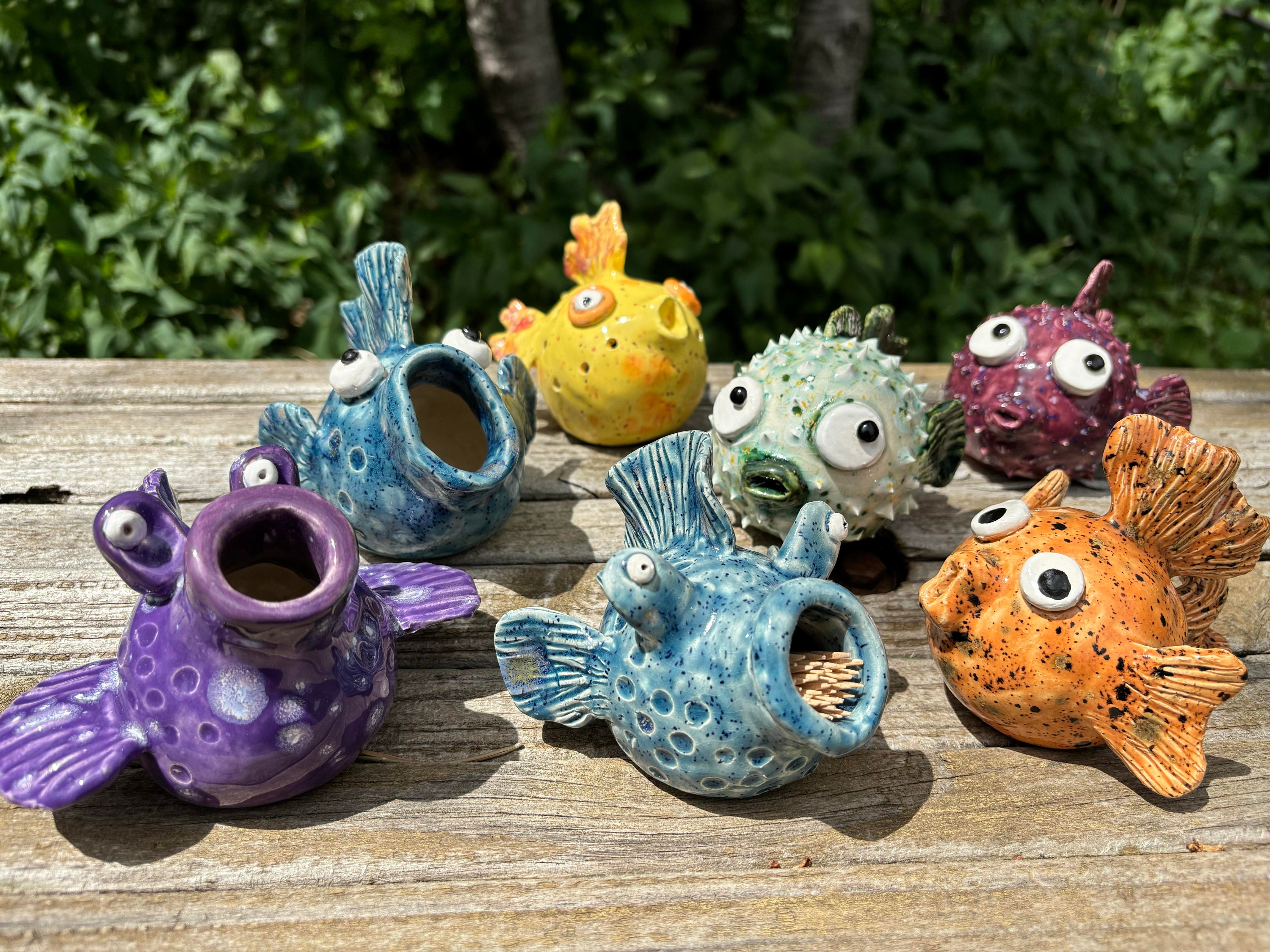 Sculpted Fish, Ceramic Fish, Table Decor, Home Decor, Office Decor ...