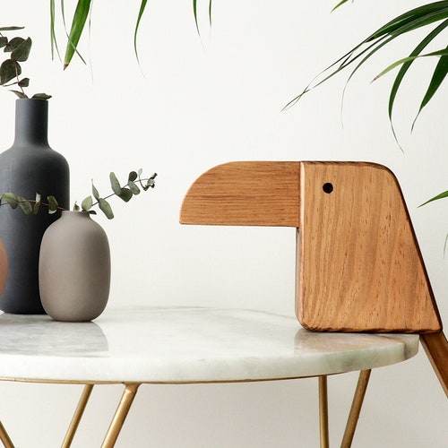 Wood Toucan Living Room Decor Nordic Home Design Accent - Etsy