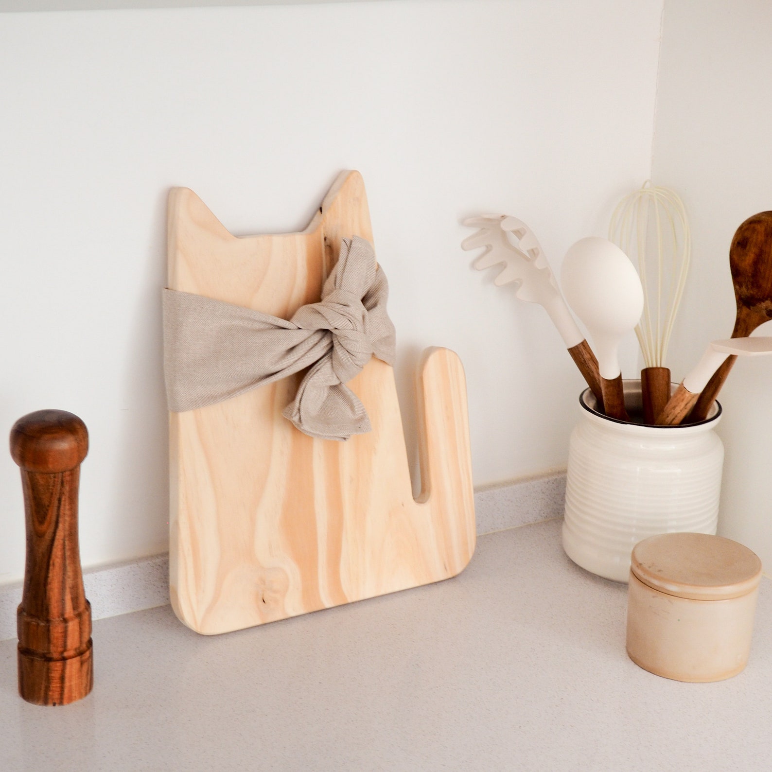 Cat Cheese Board W/ Dishtowel. Wood Kitchen Decor. Gift Ideas - Etsy