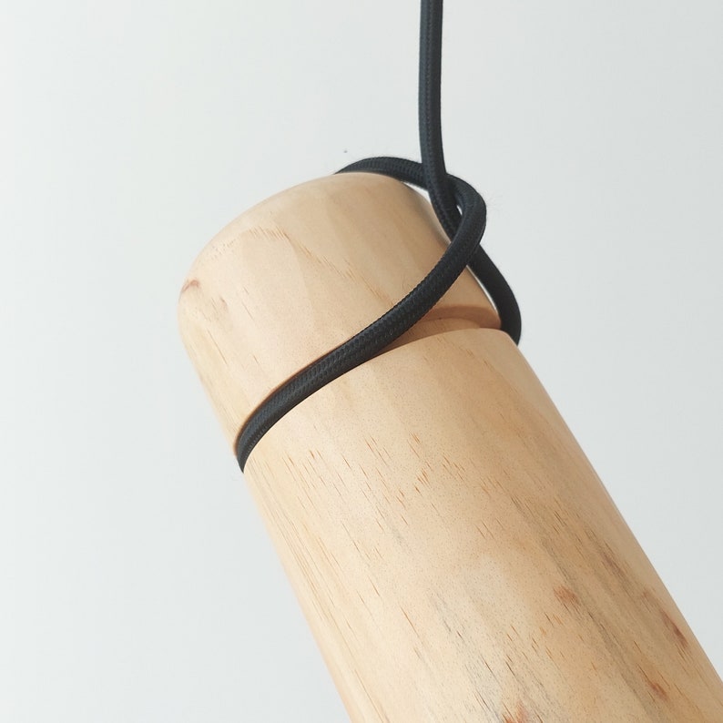 Wood Pendant Lighting Ceiling Lamp Hanging Light Natural - Etsy