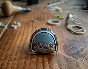 Rhyolite Ring - Etsy