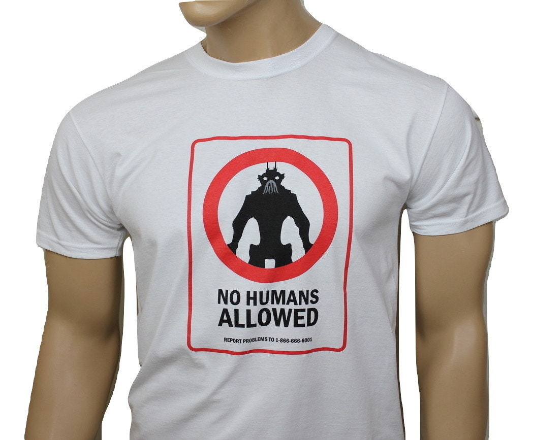District 9 Inspired No Humans Allowed Regular Fit T-shirt - Etsy