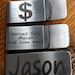 Laser Engraved Money Clip, Stainless Steel Money Clip, Groomsman Money ...