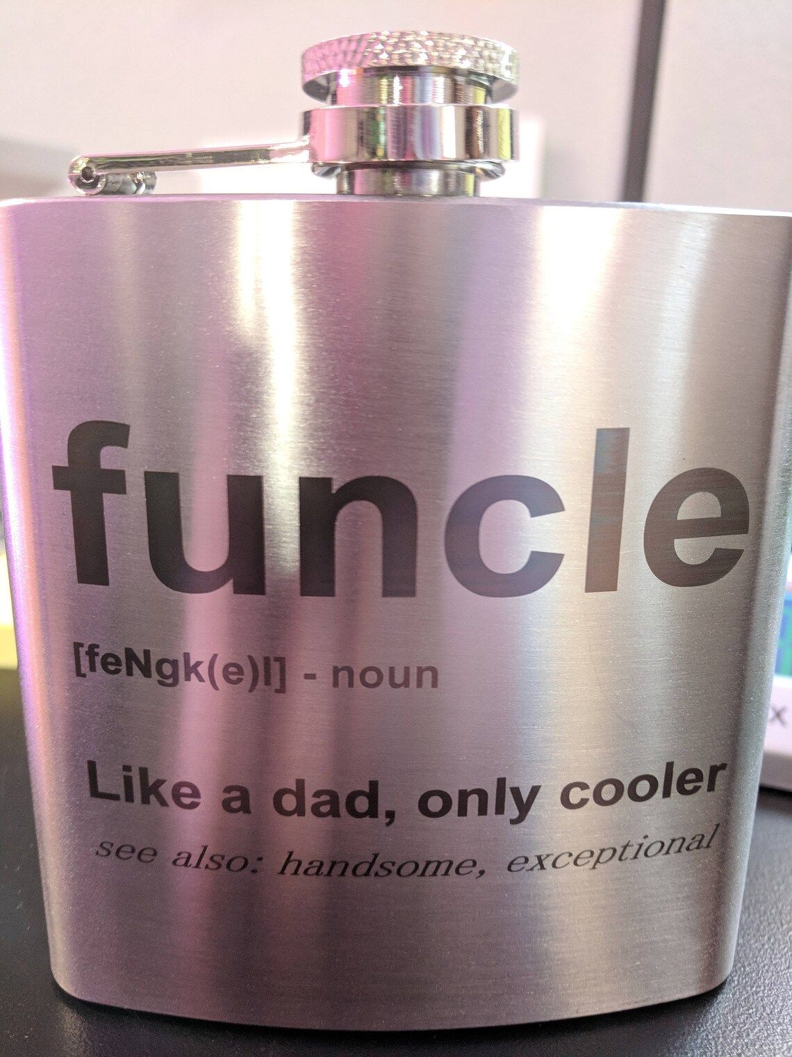 Personalized Flask Laser Engraved and Customized Flask Your | Etsy