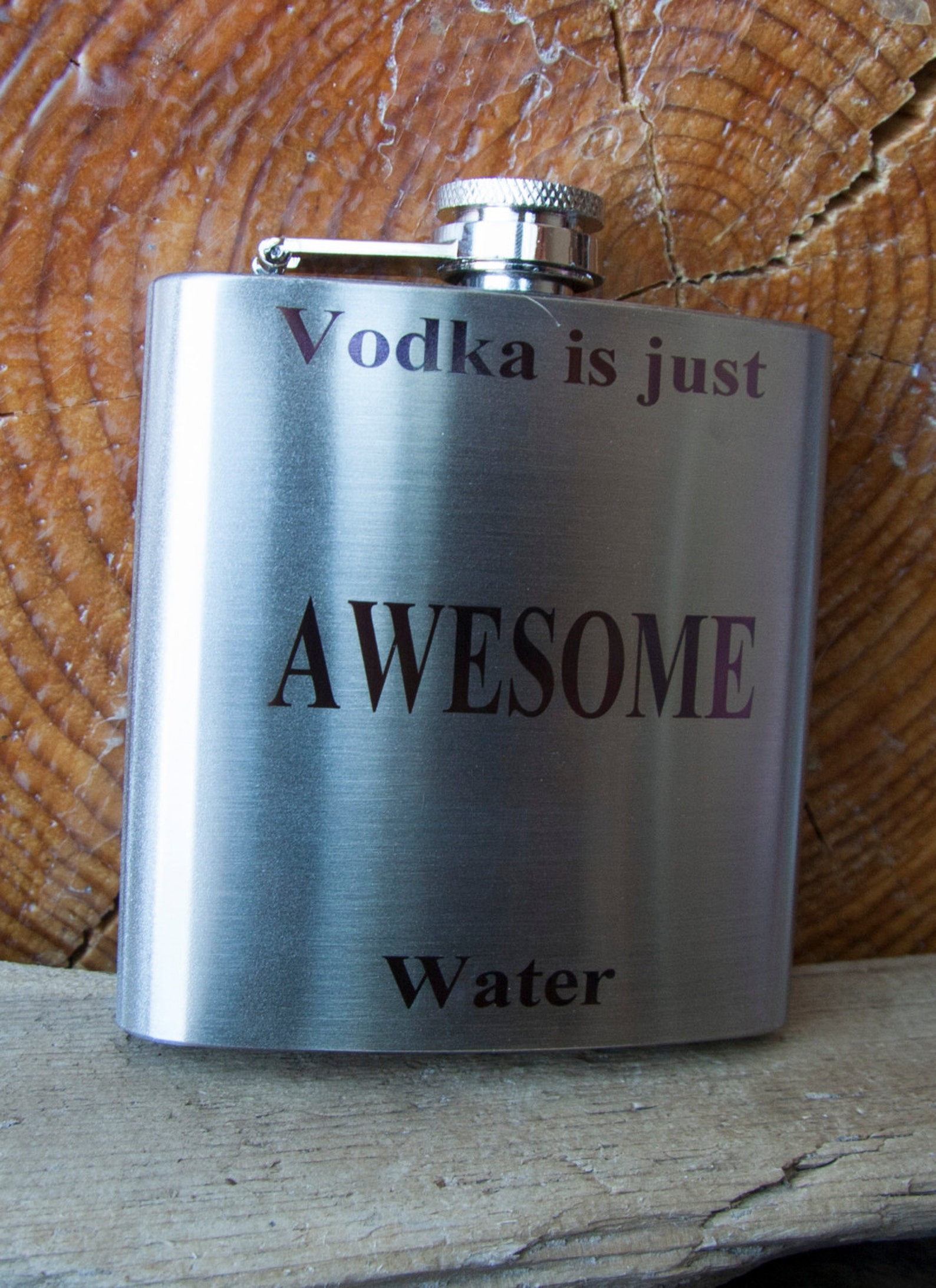 Personalized Flask, Laser Engraved and Customized Flask - Your Name ...