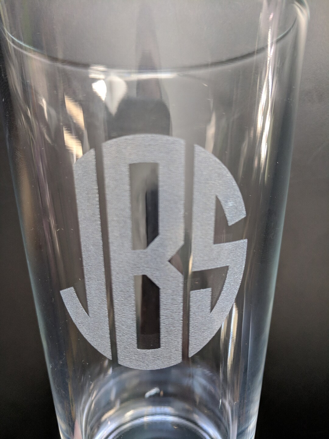 Laser Engraved Pint Glass, Engraved Beer Glass, Monogrammed Glass ...