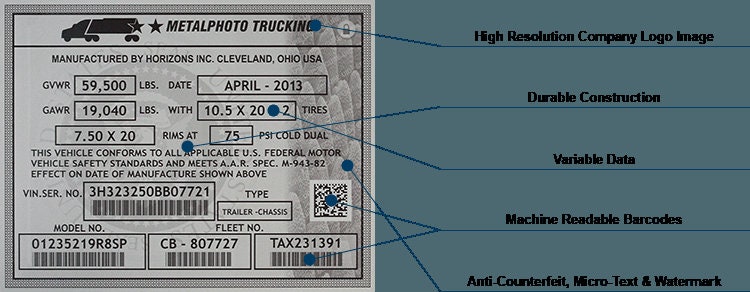 Asset Tag Machine Tag Nameplate ID Tag ID Plate - Etsy