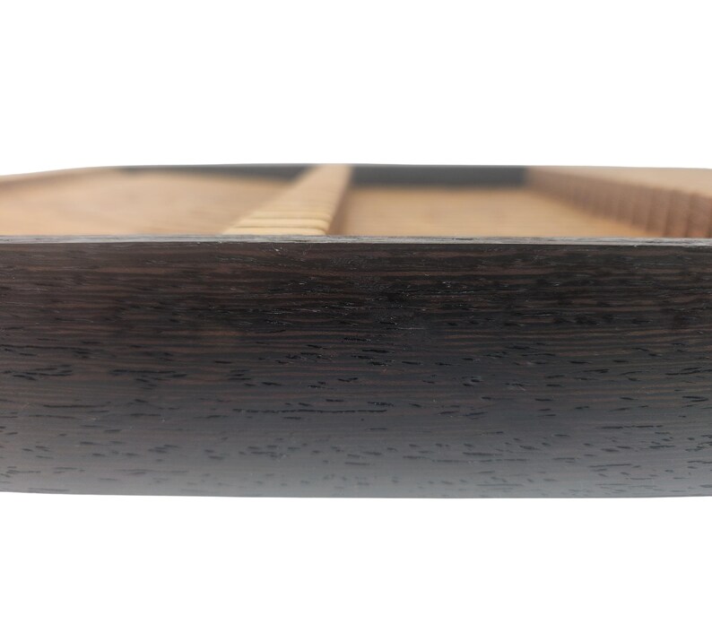 In Drawer Knife Block Elegant White Oak With Wenge Border Etsy