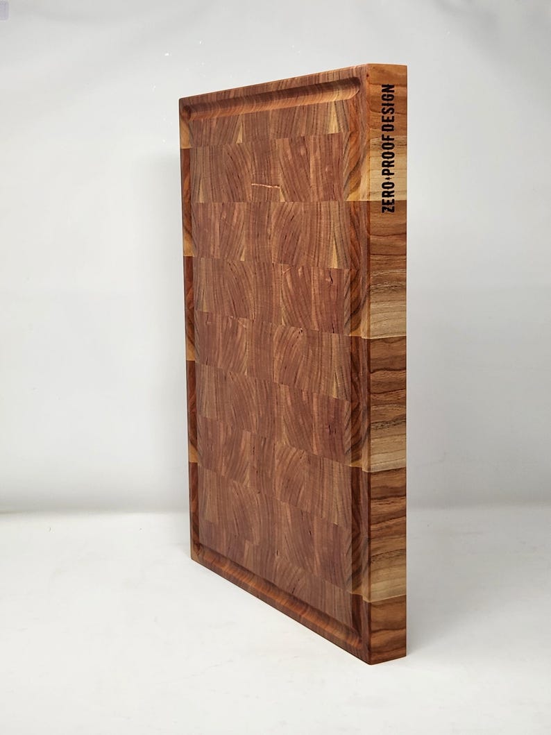 Cherry End Grain Cutting Board - Etsy