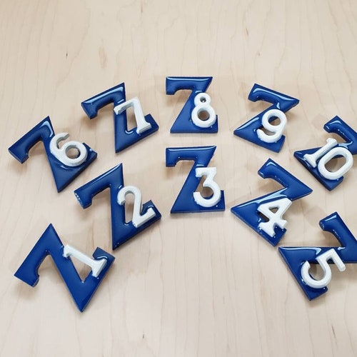 Z Line Number Pin - Etsy
