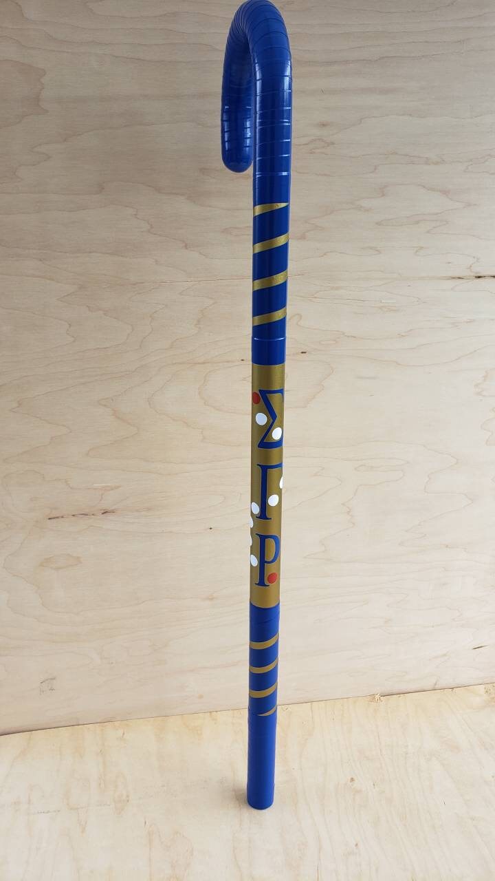 Sigma Gamma Rho Cane Letters Rubies and Pearls / Wrapped - Etsy