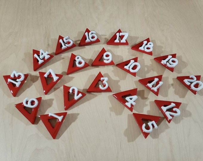 Delta Line Number Lapel Pin - Etsy