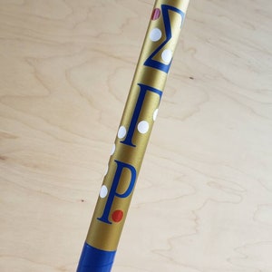 Sigma Gamma Rho Cane Letters Rubies and Pearls - Etsy