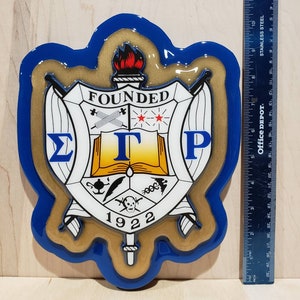 Sigma Gamma Rho- 10 Inch 3-layered Shield - Etsy