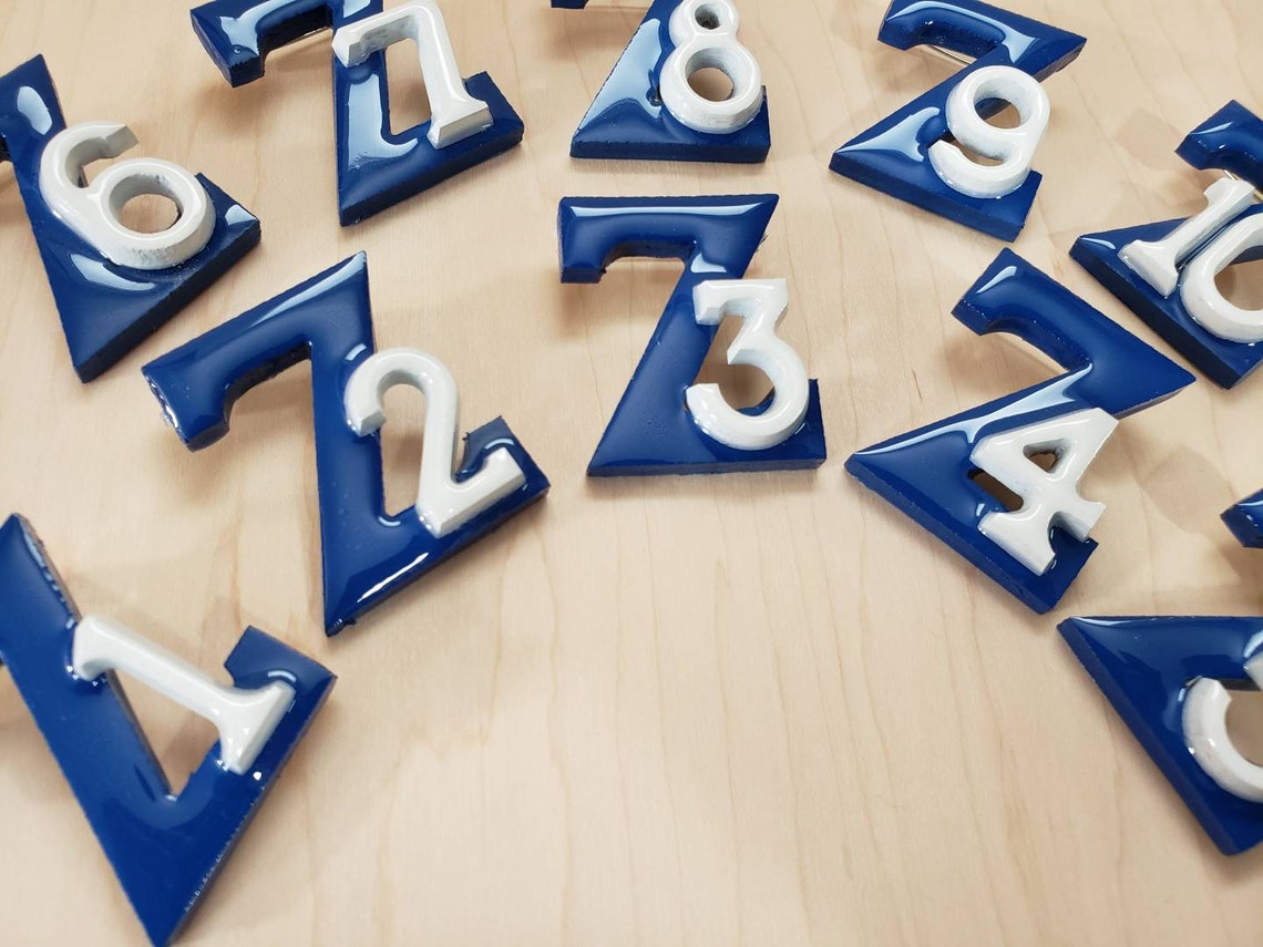 Z Line Number Pin - Etsy