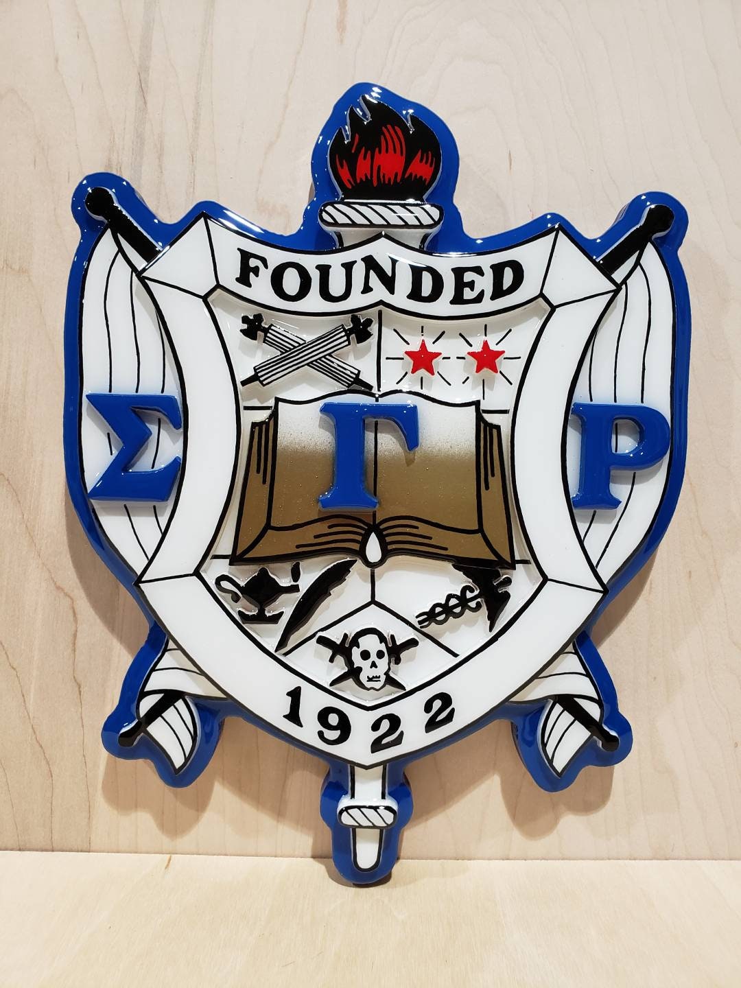 Sigma Gamma Rho- 3D Shield- 12inch - Etsy