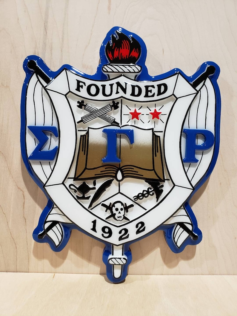 Sigma Gamma Rho 3D Shield 12inch - Etsy