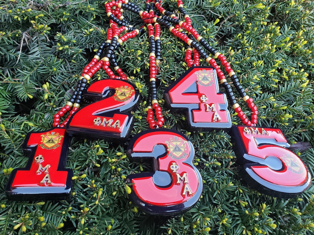 Phi Mu Alpha Number Tikis - Etsy