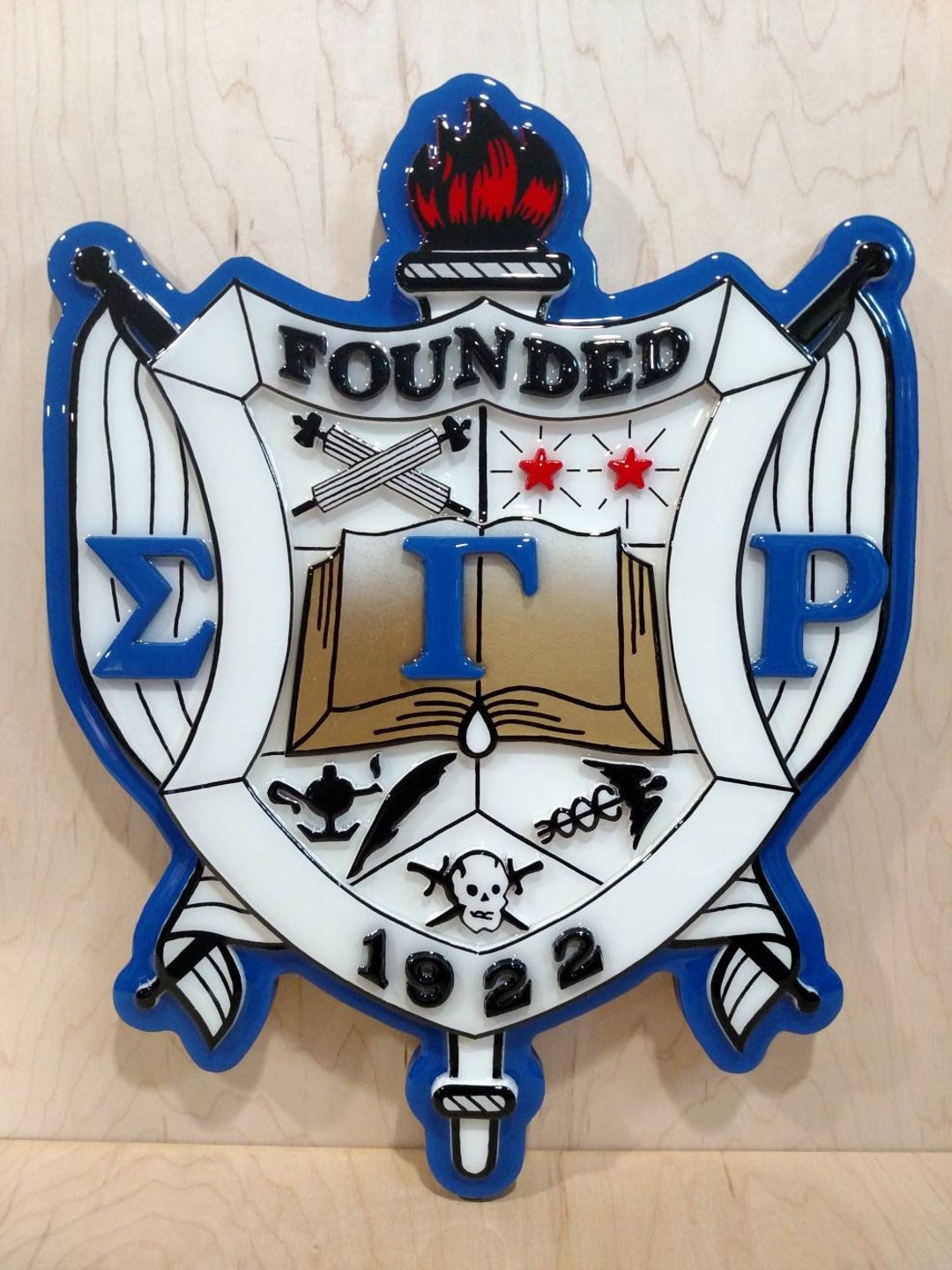 Sigma Gamma Rho- 18 Inch 3D Shield - Etsy