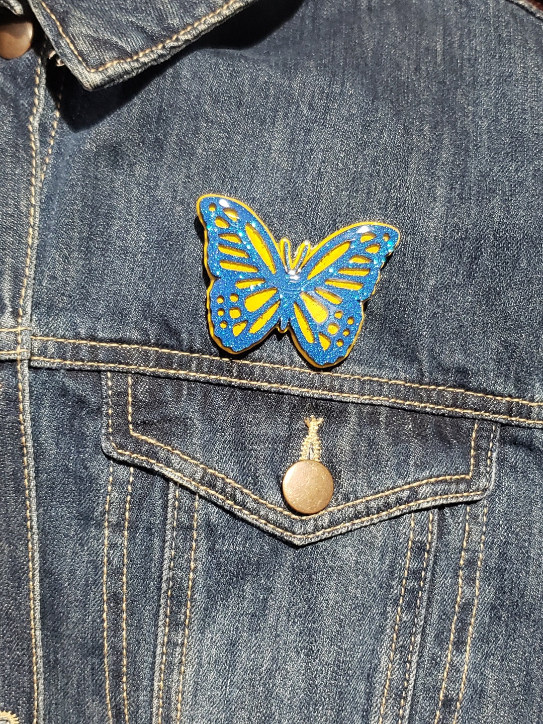 Rhoer - Sigma Gamma Rho Butterfly Lapel Pin, Brooch - Etsy