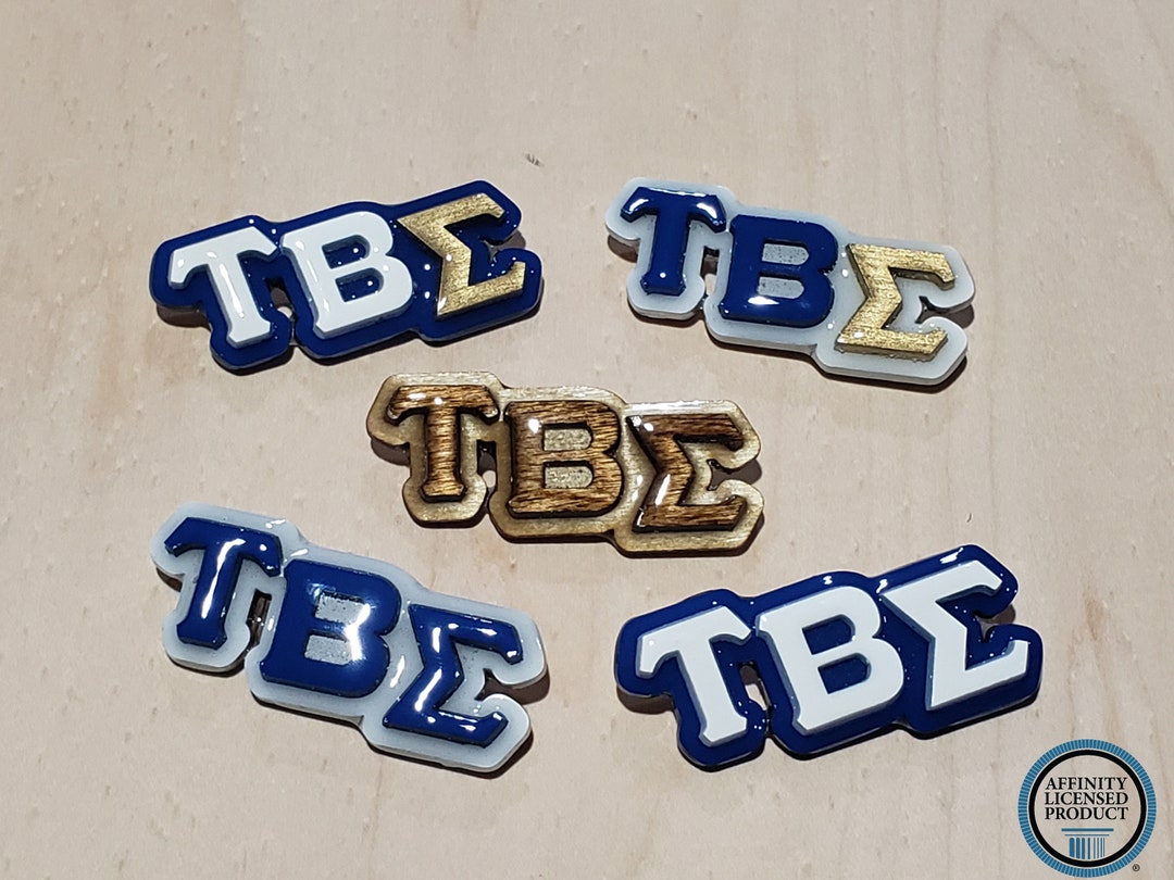 Tau Beta Sigma Greek Letters Pin - Etsy