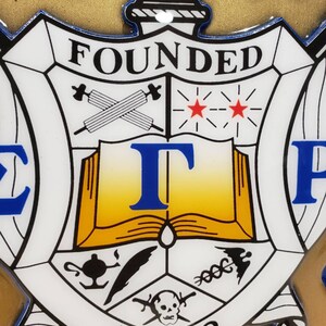 Sigma Gamma Rho- 10 Inch 3-layered Shield - Etsy