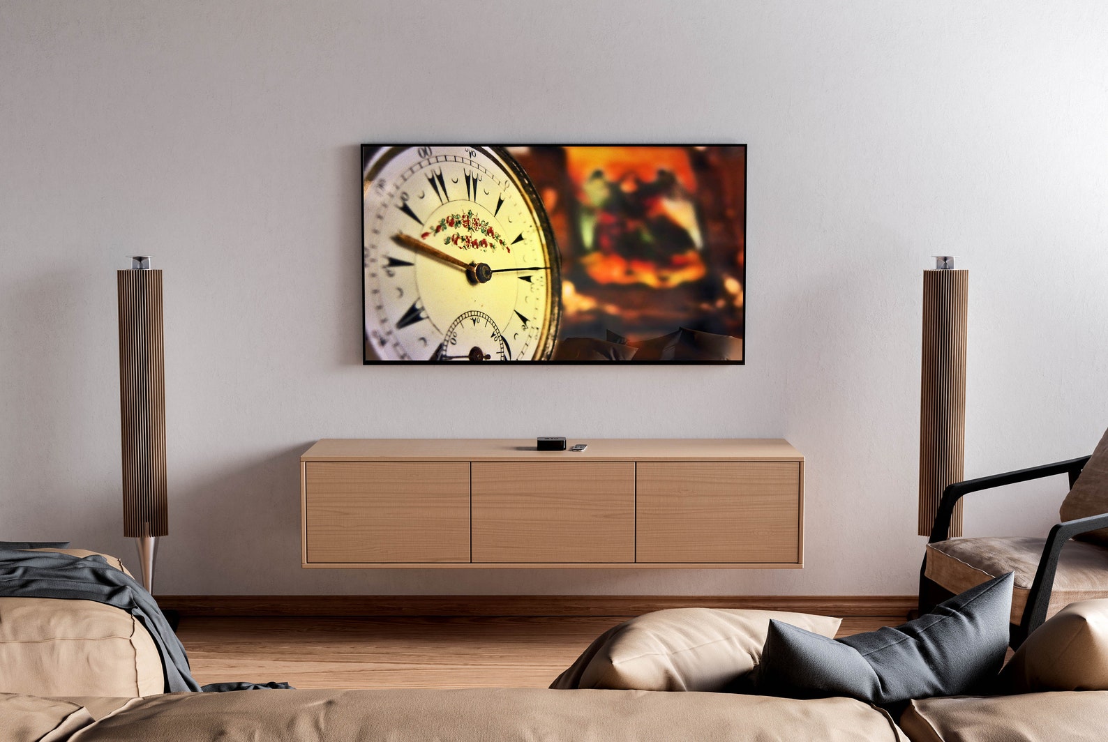 Vintage Clock Artworksamsung Frame Tv Artinstant - Etsy