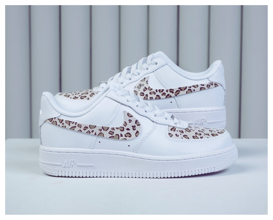 Leopard Print Air Force 1 Custom - Etsy