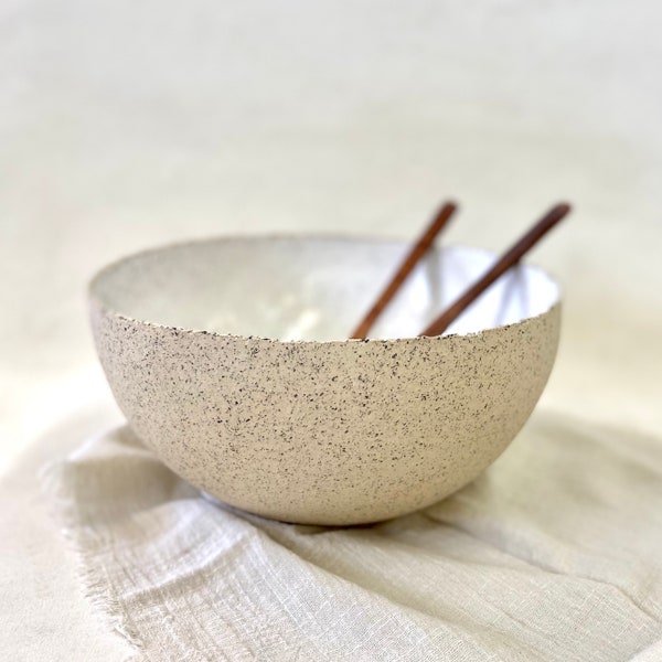 White Ceramic Bowl - Etsy