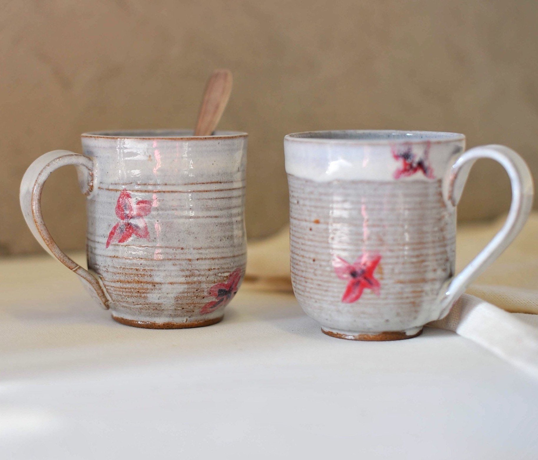 French Rustic Pottery Mug - Etsy