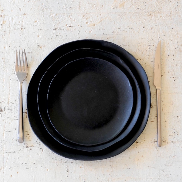 Ceramic Plate Set - Etsy