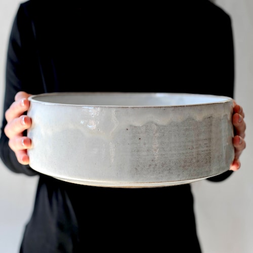 Rustic Large Ceramic Bowl - Etsy