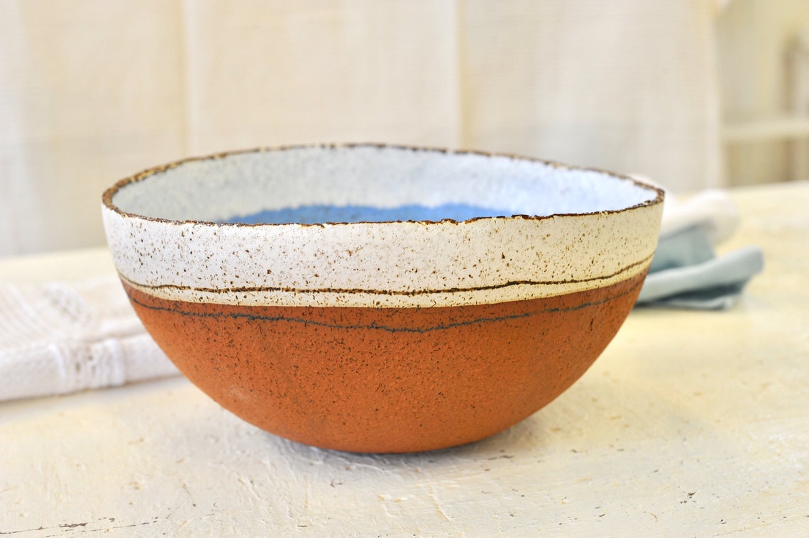 Ceramic Bowl Large Bowl Salad Bowl Serving Bowl - Etsy