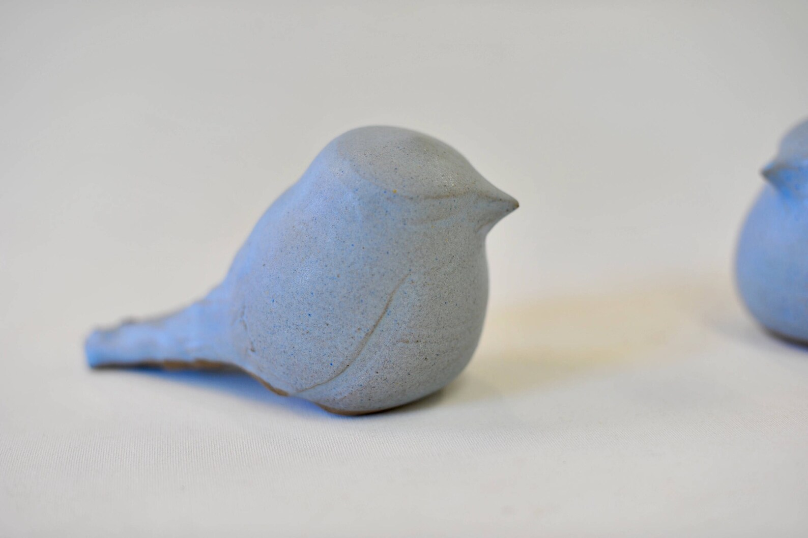 Ceramic Blue Birds Couple Figurines - Etsy