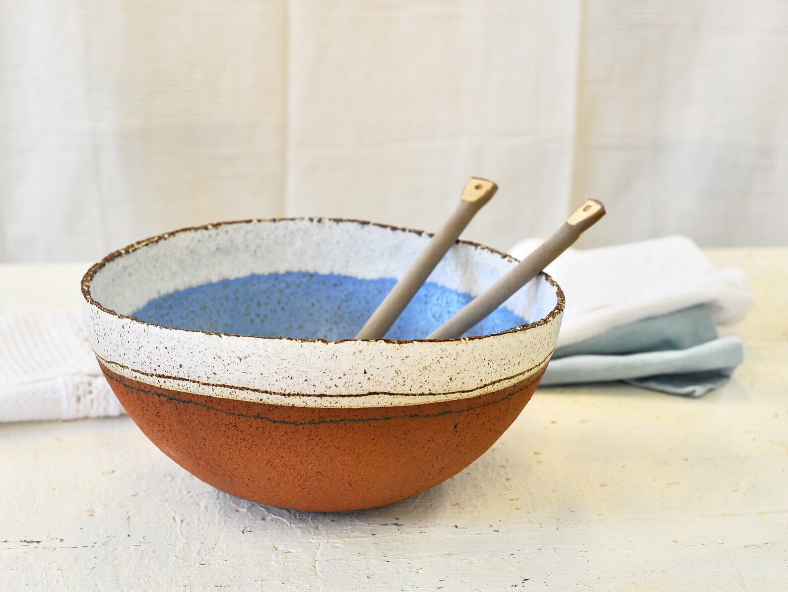 Ceramic Bowl Large Bowl Salad Bowl Serving Bowl - Etsy