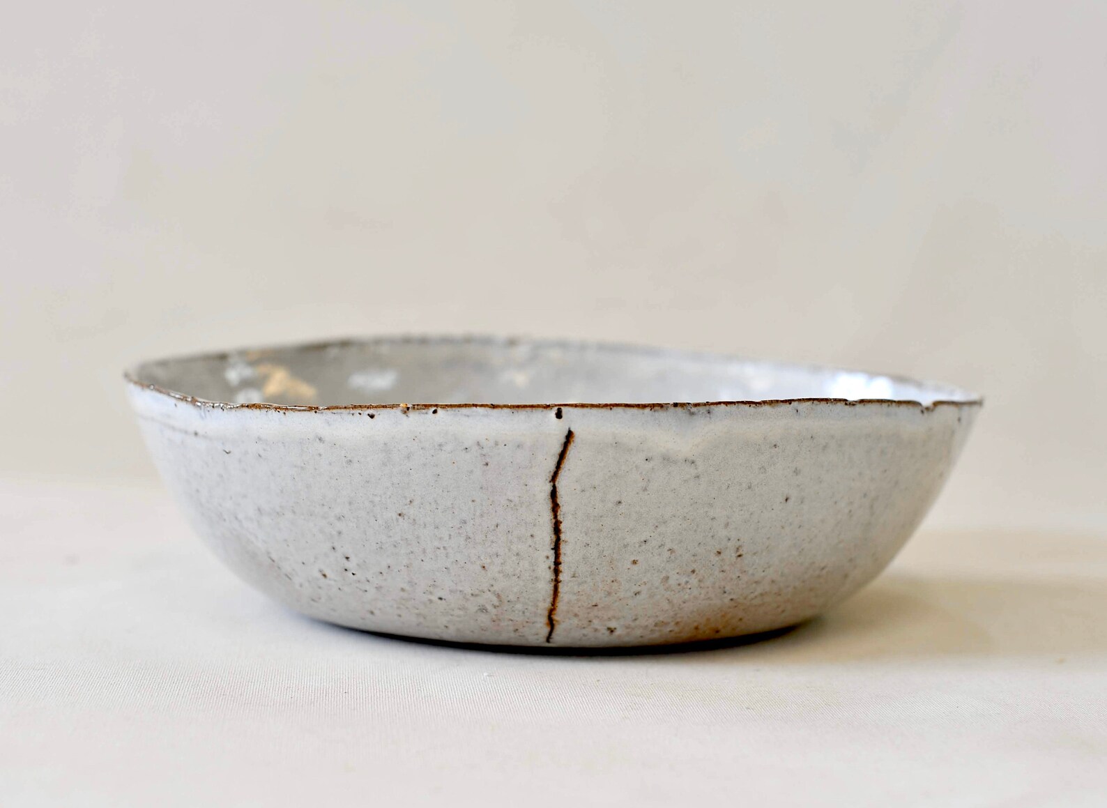 Rustic Large Ceramic Bowl - Etsy