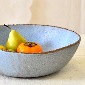 Ceramic Bowl Ceramic Bowl Blue Bowl Rustic Ceramic Salad - Etsy Israel