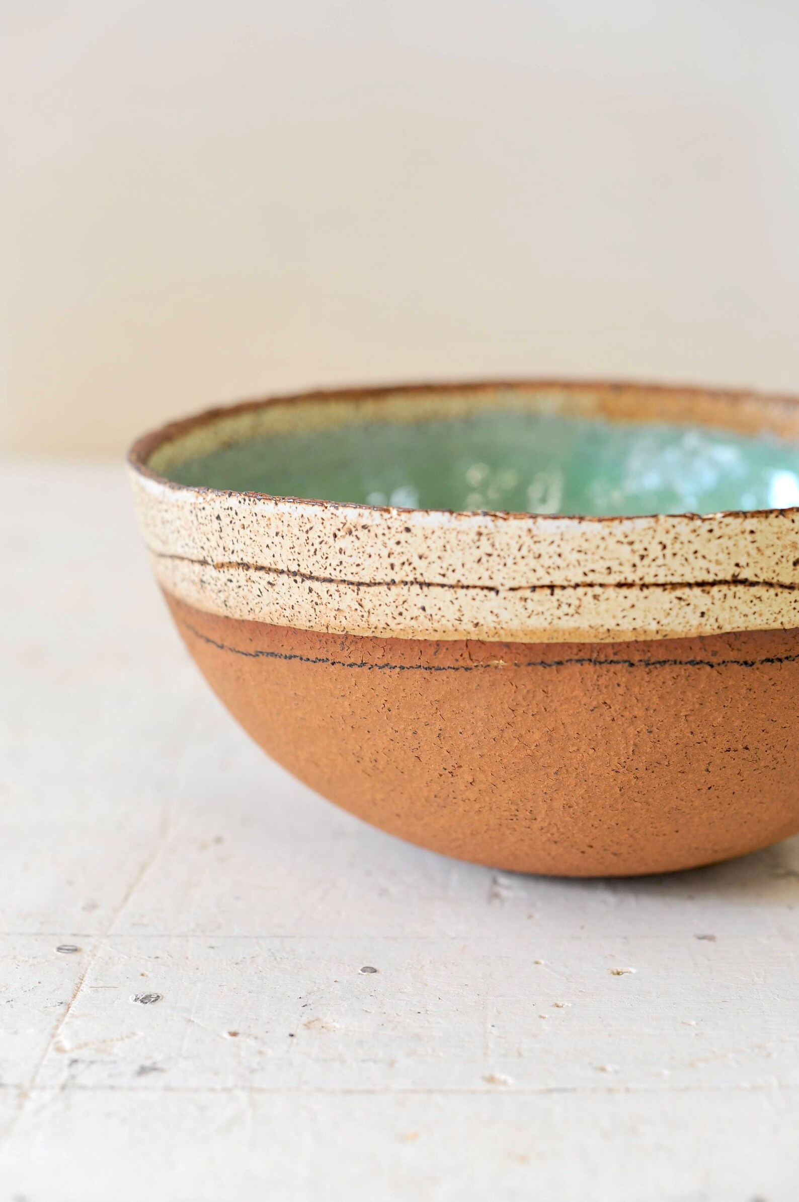 Ceramic Bowl, Large Bowl, Salad Bowl, Serving Bowl, Centerpiece Bowl ...