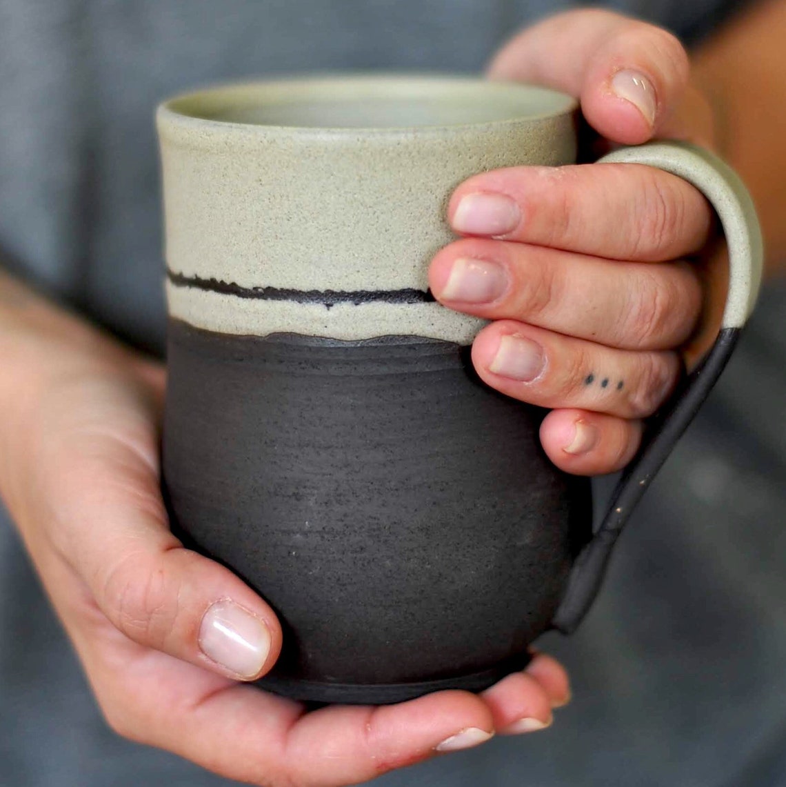Xxl Xl L M S Size Rustic Ceramic Mug | Etsy