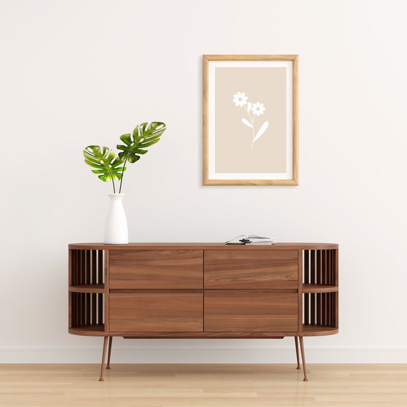 Set of 3 Daisy Flower Print Wall Art, Spring Daisies Boho Printable ...