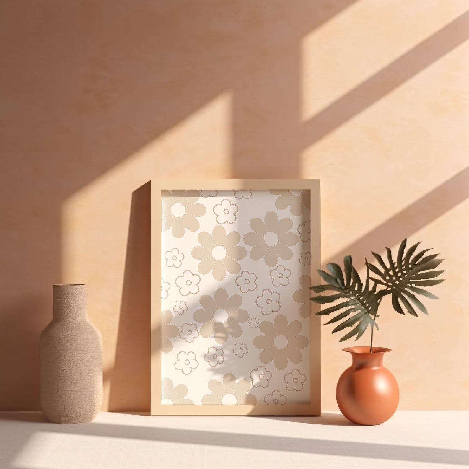 Set of 3 Daisy Flower Print Wall Art, Spring Daisies Boho Printable ...