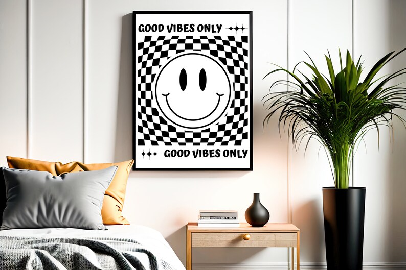 Smiley Face Gallery Wall Set, Kids Room Decor, Play Room Wall Art ...