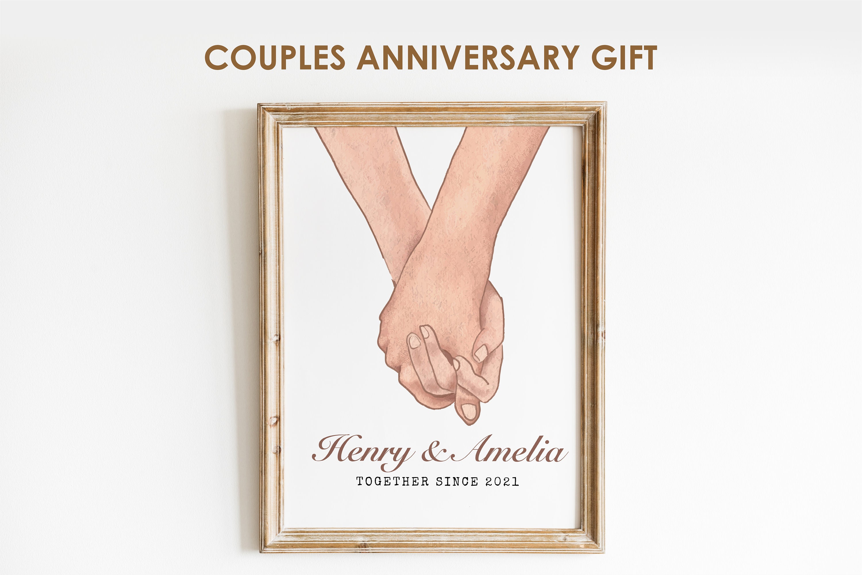 Couples Printable Wall Art, Couple Holding Hands Art, Pinky Promise ...